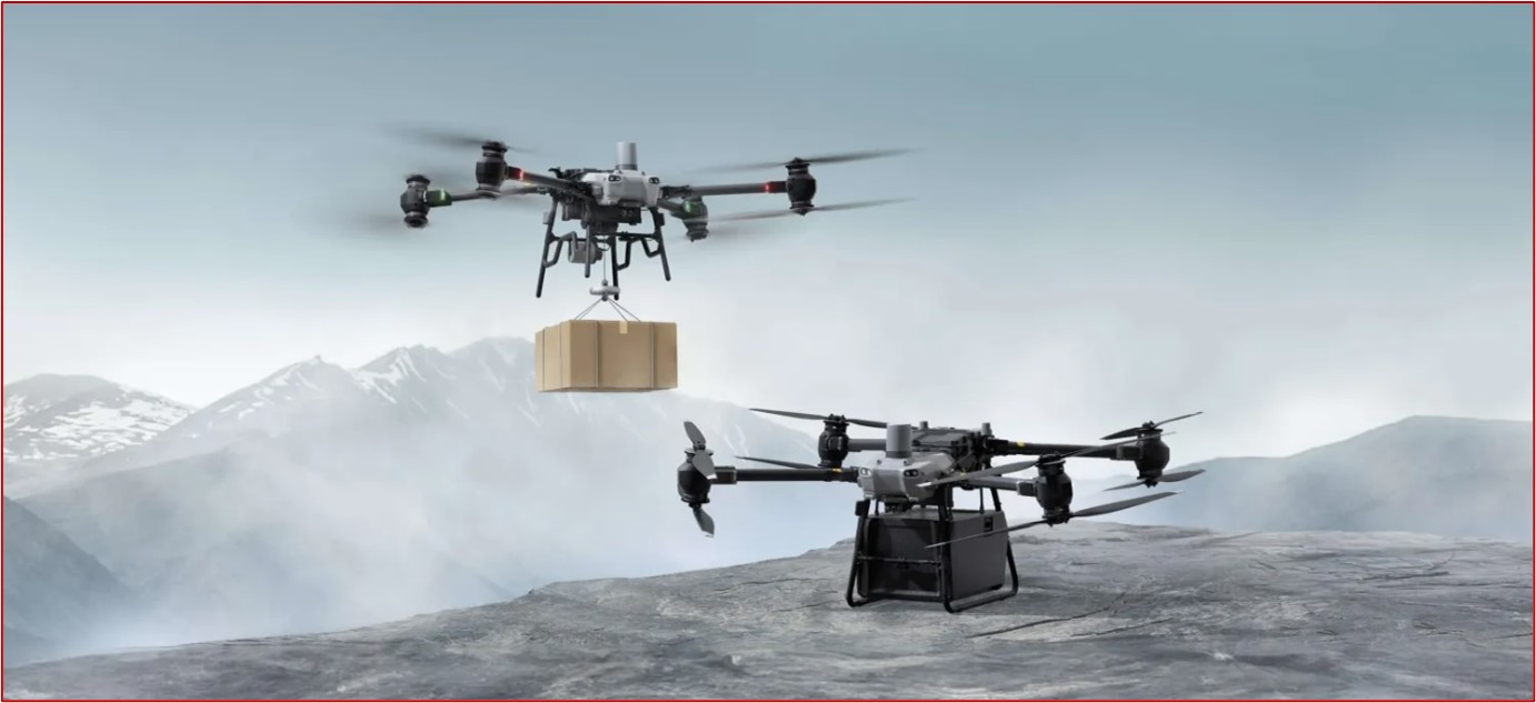 Welcome in the Future. Meet the new delivery drone the DJI FlyCart 30 ...